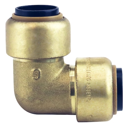 Apollo 3/8 in. Brass Push-To-Connect 90-Degree Elbow Fitting FSBE38 | Zoro